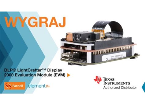Mikrokontroler Pl Portal Dla Elektroników Wygrali Dlp® Lightcrafter™ Display 2000 Texas