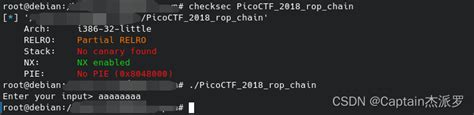 Buuctf Pwn——picoctf2018rop Chainpwn Rop Chain Csdn博客