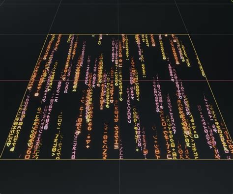 Artstation Matrix Rain Code Blender Resources