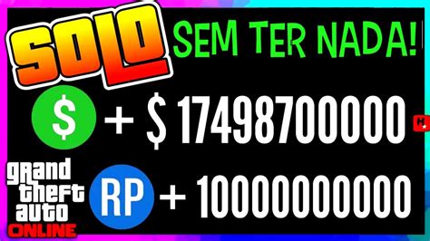Como Ganhar Milhões no GTA Online Dinheiro Fácil SOLO YouTube