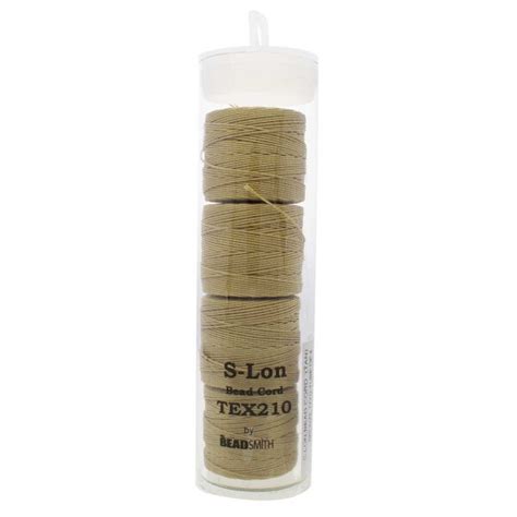 S Lon Bead Cord Bronze 77yd Tube Of 4