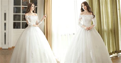 Wedding Dress Ball Gown Princess Long Sleeve Ball Gown Wedding Dress