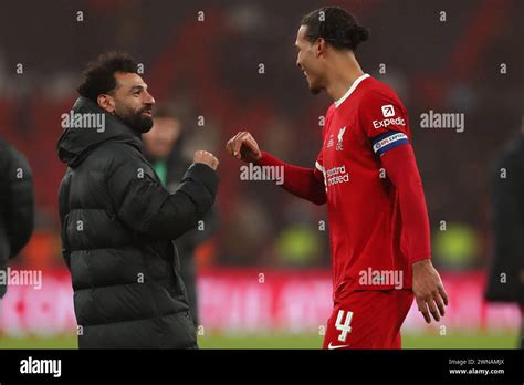Mohamed Salah And Virgil Van Dijk Of Liverpool Chelsea V Liverpool