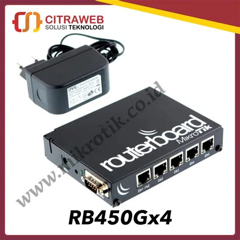 Mikrotik Router Indoor Rb450gx4 Lazada Indonesia