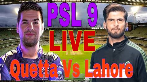PSL 9 T20 2024 Karachi Kings VS Lahore Qalandars KK Vs LQ Live