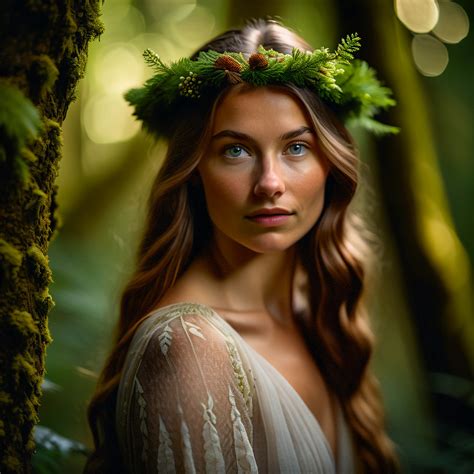 Character Study Forest Nymph AI Image Generation Behance