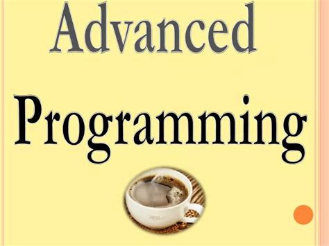 ppt advanced programming powerpoint presentation free download id