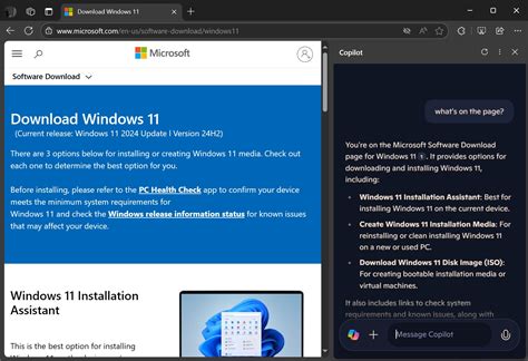 microsoft edge gets new copilot ui hints at copilot vision loses