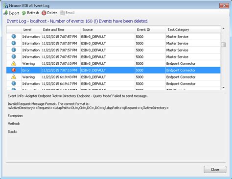Active Directory Adapter Peregrine Connect