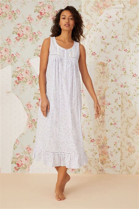 Lily Of The Valley Cotton Lawn Ballet Nightgown Shopperboard