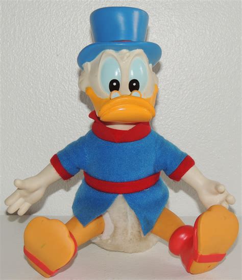 Rare Vintage Ducktales Scrooge Mcduck Vinyl Figure Plush Doll Applause