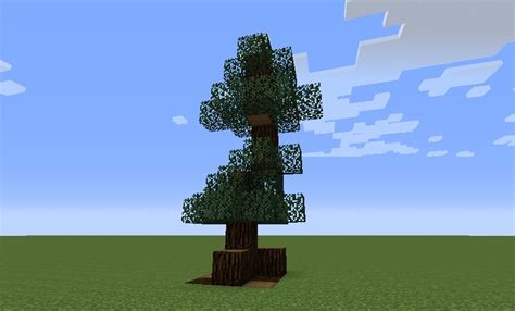 Medium Sized Pine Tree Get In The Holiday Spirit D Minecraft Project