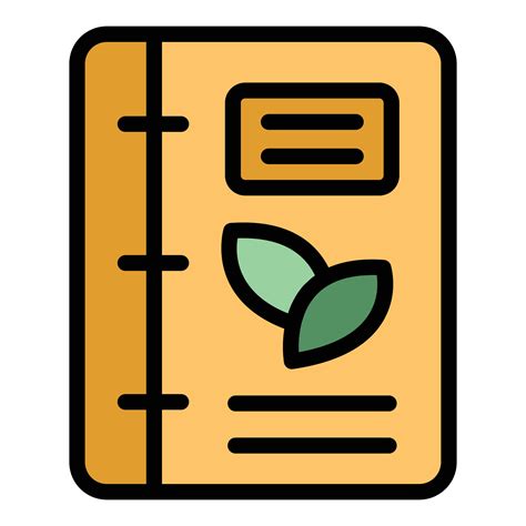 Recipe Book Icon Vector Flat 28778857 Vector Art At Vecteezy