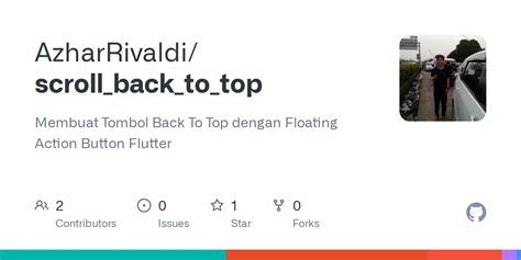 Scroll Back To Top Lib Main Dart At Main AzharRivaldi Scroll Back To Top GitHub