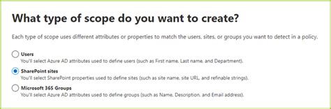 how to create an adaptive scope in microsoft purview