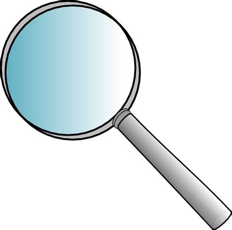 Cartoon Magnifying Glass Clipart