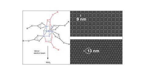 Room Temperature Patterning Of Nanoscale Mos2 Under An Electron Beam Acs Applied Materials