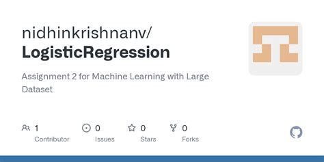 Github Nidhinkrishnanvlogisticregression Assignment 2 For Machine