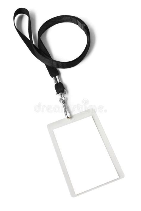 Black Lanyard With Security Id Pass
