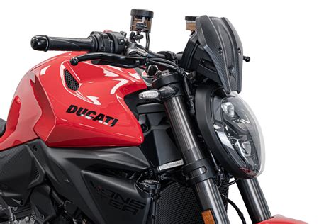 Evotech Fly Screen Carbon Fibre Ducati Monster V2 Evotech