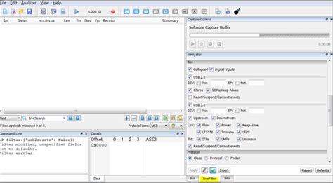 Data Center Software Series Livefilter Total Phase