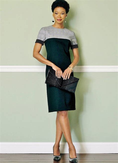 Sewing Pattern Sheath Dress Pattern Easy Dress Pattern Long Etsy