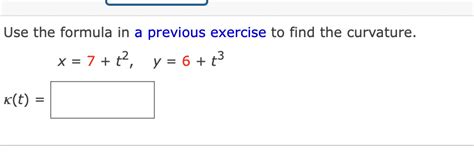 solved use the formula in a previous exercise to find the