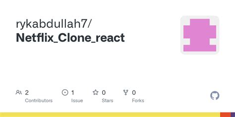 GitHub Rykabdullah Netflix Clone React