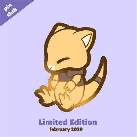 Fluff N Tuff Cute Abra Enamel Pin Fluffntuff