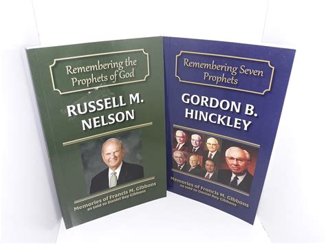 2 Lds Books About Presidents Of The Church Remembering The Prophets Of