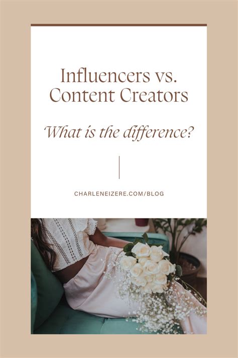 Influencers Vs. Content Creators | What is the difference ...