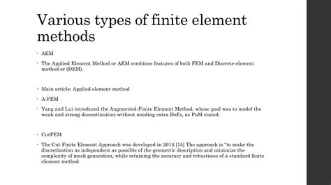 fem finite element method of structural analaysis pptx