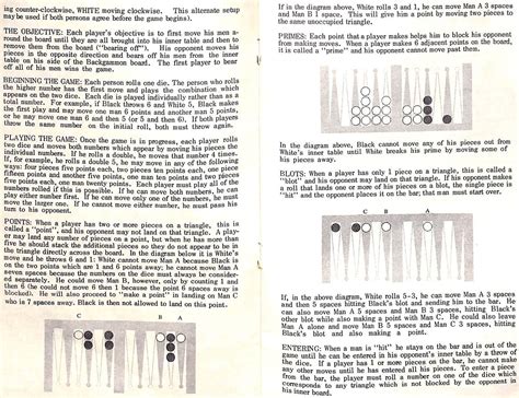 Vintage Backgammon Board Set Sold