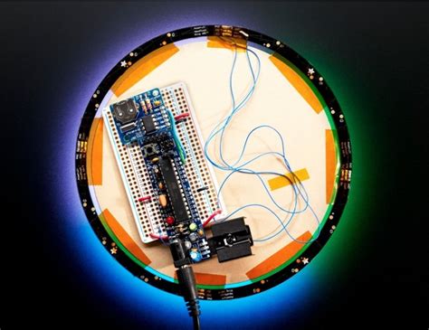 Neopixel 60 Ring Wall Clock Adafruit Industries Makers Hackers