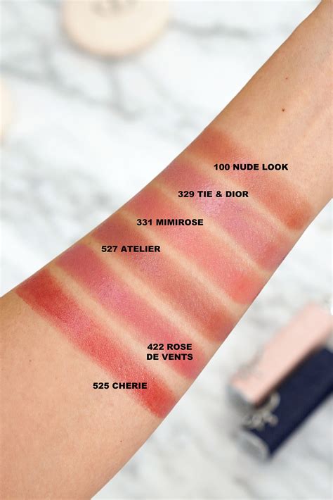 Dior Lip Stain Swatches At Michael Thornton Blog