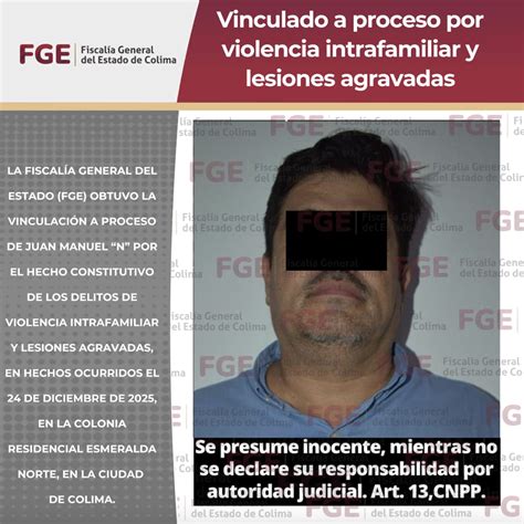 Vinculado A Proceso Por Violencia Intrafamiliar Y Lesiones Agravadas