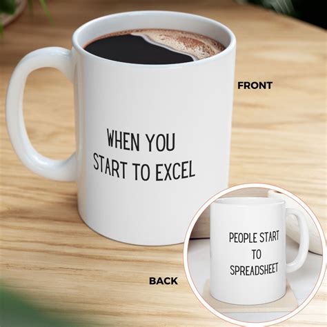 Excel Mug Excel Spreadsheet Excel T Mug T Mug Etsy
