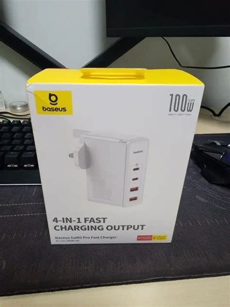 Baseus 100W Gan5 USB charger (Sealed), Mobile Phones & Gadgets, Mobile ...