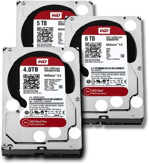 Представлены жесткие диски WD Red объемом 6 ТБ, предназначенные для ...