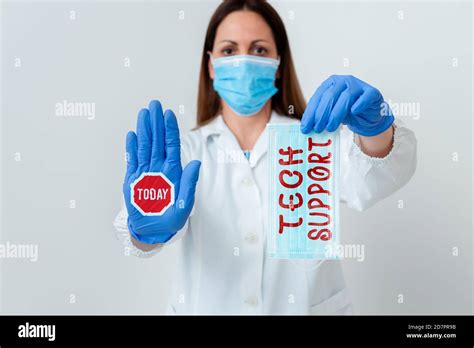 Word Writing Text Tech Support Business Photo Showcasing Assisting Individuals Who Are Having