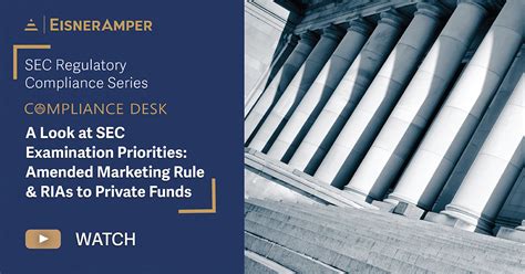 Amended Marketing Rule Sec Examination Preparation