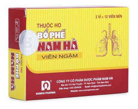 Top 10 Thuốc Ngậm Ho Viên Ngậm Trị Ho Tốt Nhất Hiệu Quả Nhanh Phụ