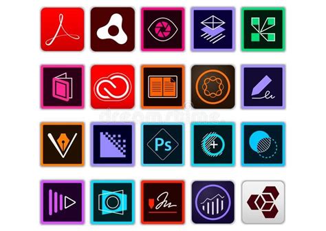 Mobile App Logo Design Vector Illustration
