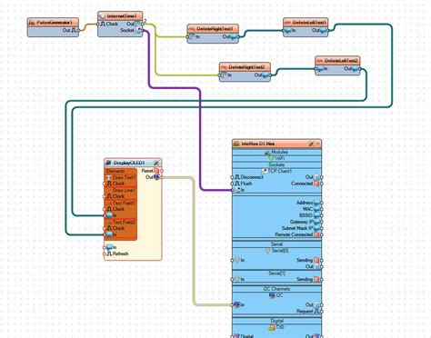 ESP OLED Get Time And Date From Internet Visuino Visual Development For Arduino