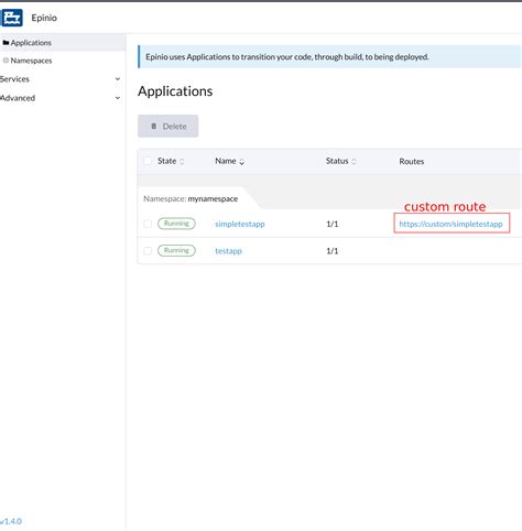 Routes Not Displayed In UI On New Deployed Apps Issue Epinio Ui GitHub