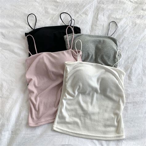 에이비글 볼륨up ️ 롱숏 노브라 캡 내장 나시 크롭 슬리브리스 패드 끈나시 탑 무지 브라캡 부유방커버 크롭 나시