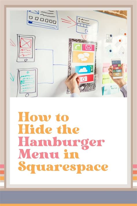 how to hide the hamburger menu on mobile in squarespace