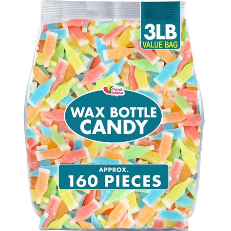 Wax Bottle Candy 3 Pounds Summer Candies Wax Bottles Juice Desertcart