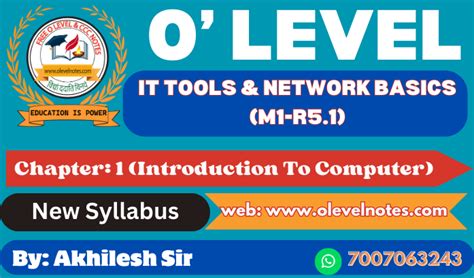 Topic Wise MCQ M1 R5 1 O Level Notes