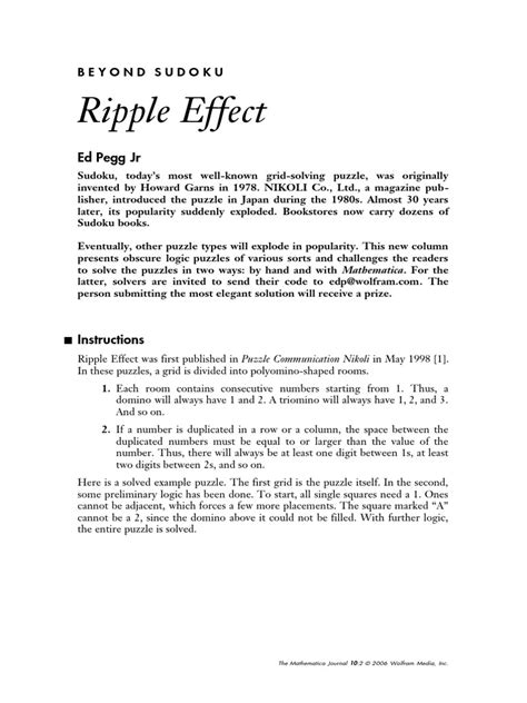 The Ripple Effect Pdf Areas Of Computer Science Computing